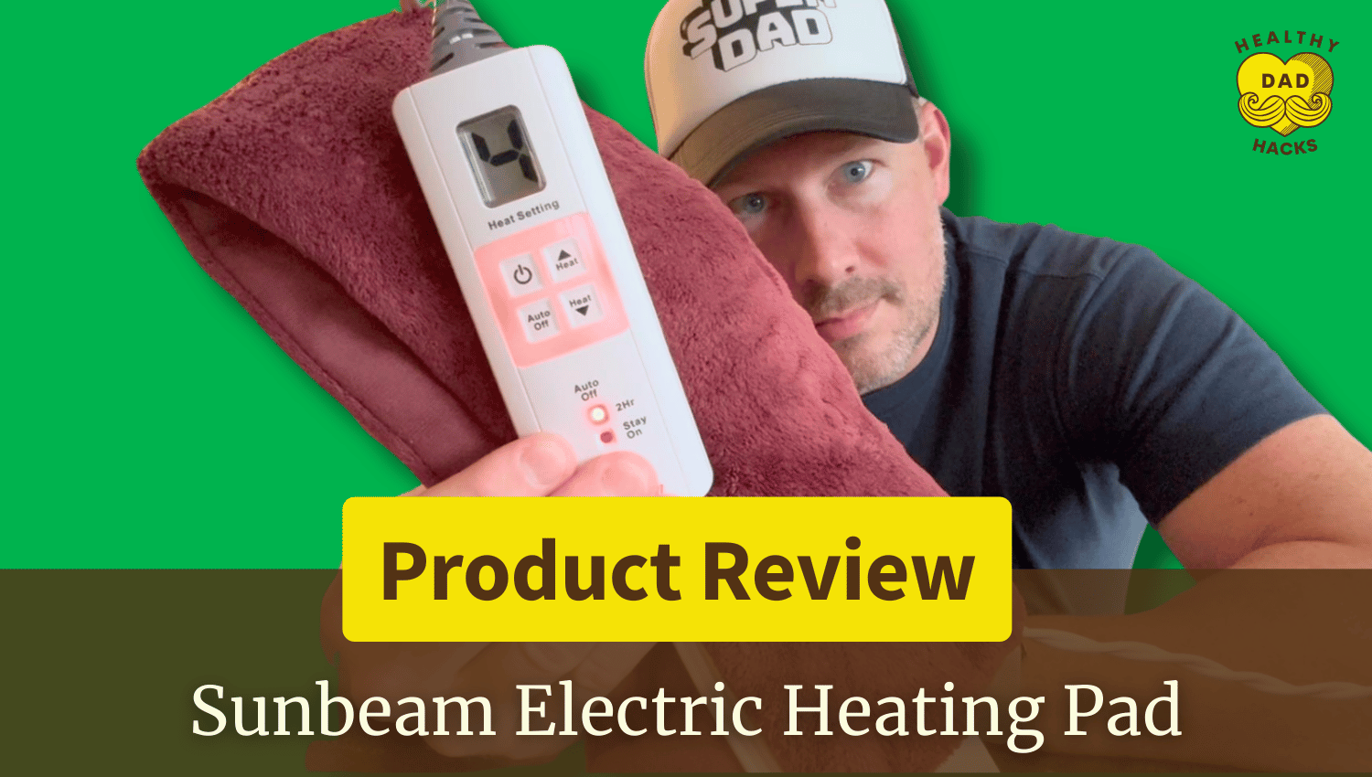 Best Electric Heating Pad for Lower Back: Sunbeam Product Review
